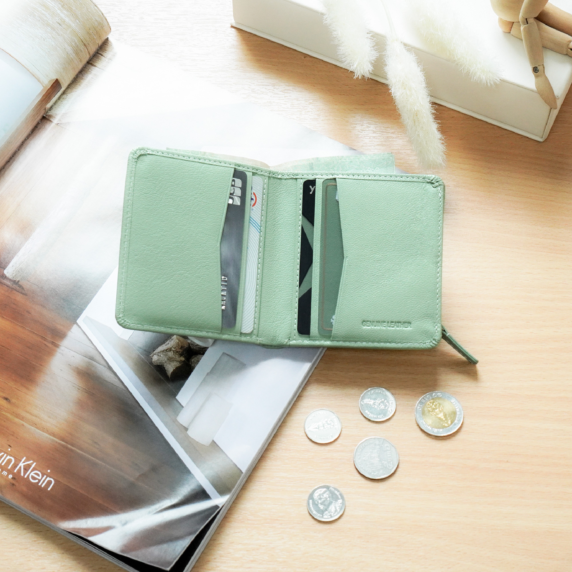 FOLIO: Myra Coin Wallet กระเป๋าสตางค์ใบสั้น บริการปั้มชื่อฟรี-18608 ...