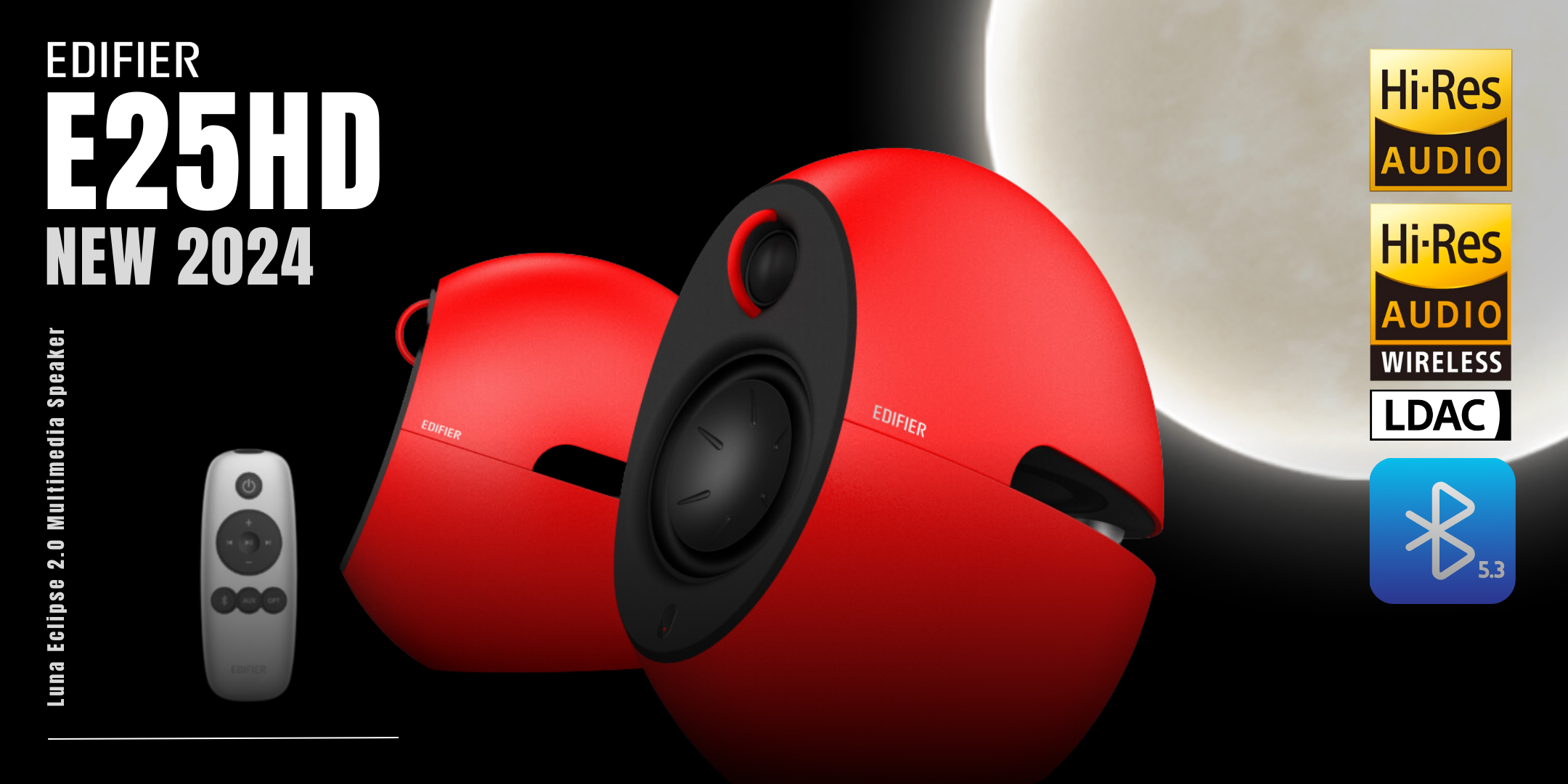 ลำโพง EDIFIER E25HD 2024 Bluetooth5.3 รับประกันศูนย์ไทย 24เดือน | Shopee Thailand