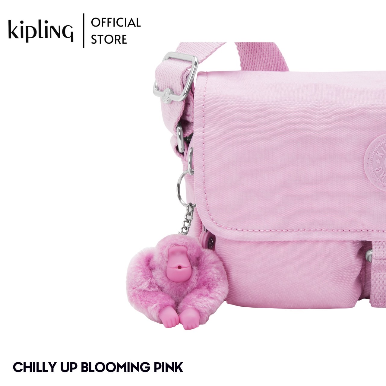 กระเป๋า Kipling รุ่น CHILLY UP สี BLOOMING PINK | Shopee Thailand