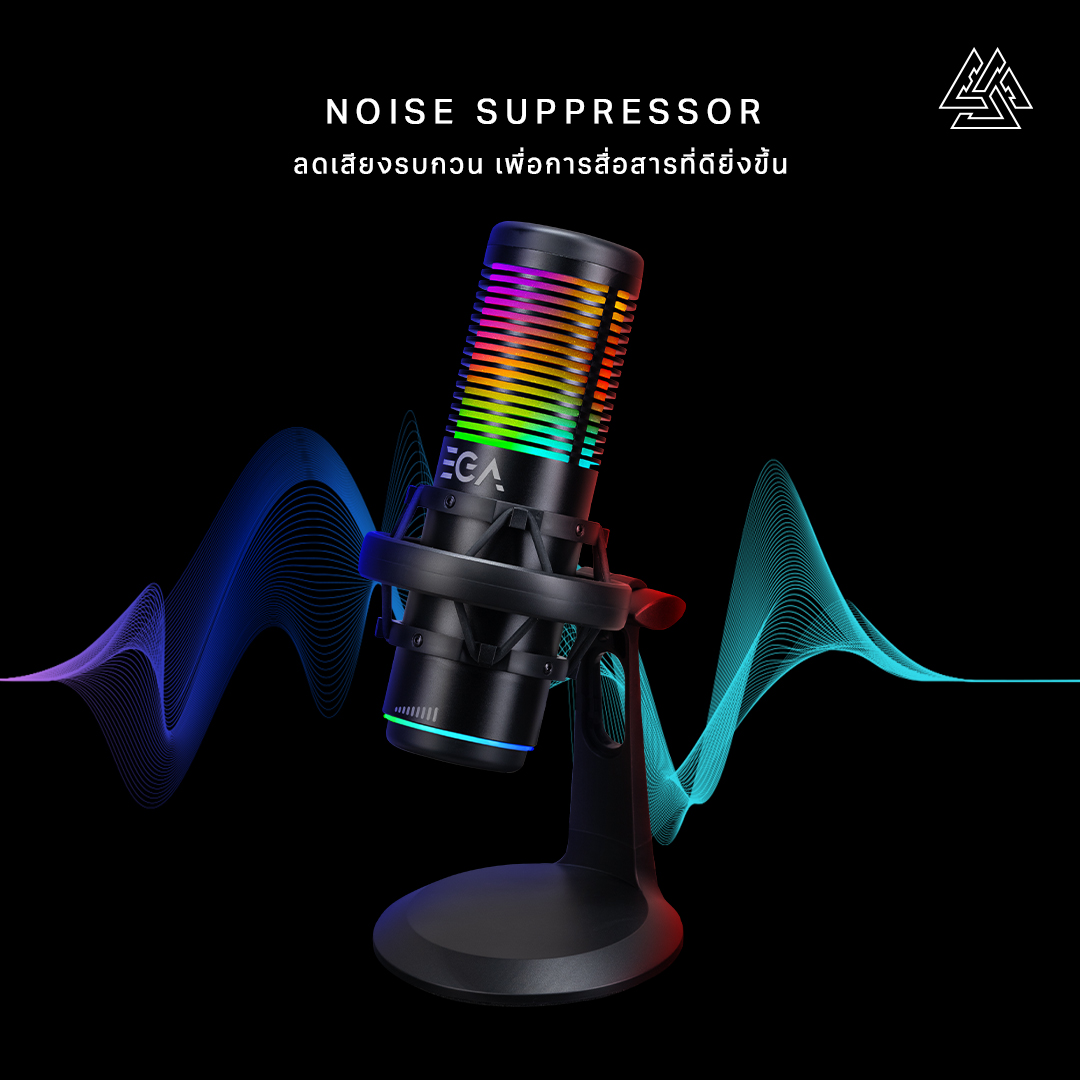 [สินค้ารับประกัน 2 ปี] EGA ไมโครโฟน GMC1 Pro Microphone แคสเกมส์ สำหรับ ...