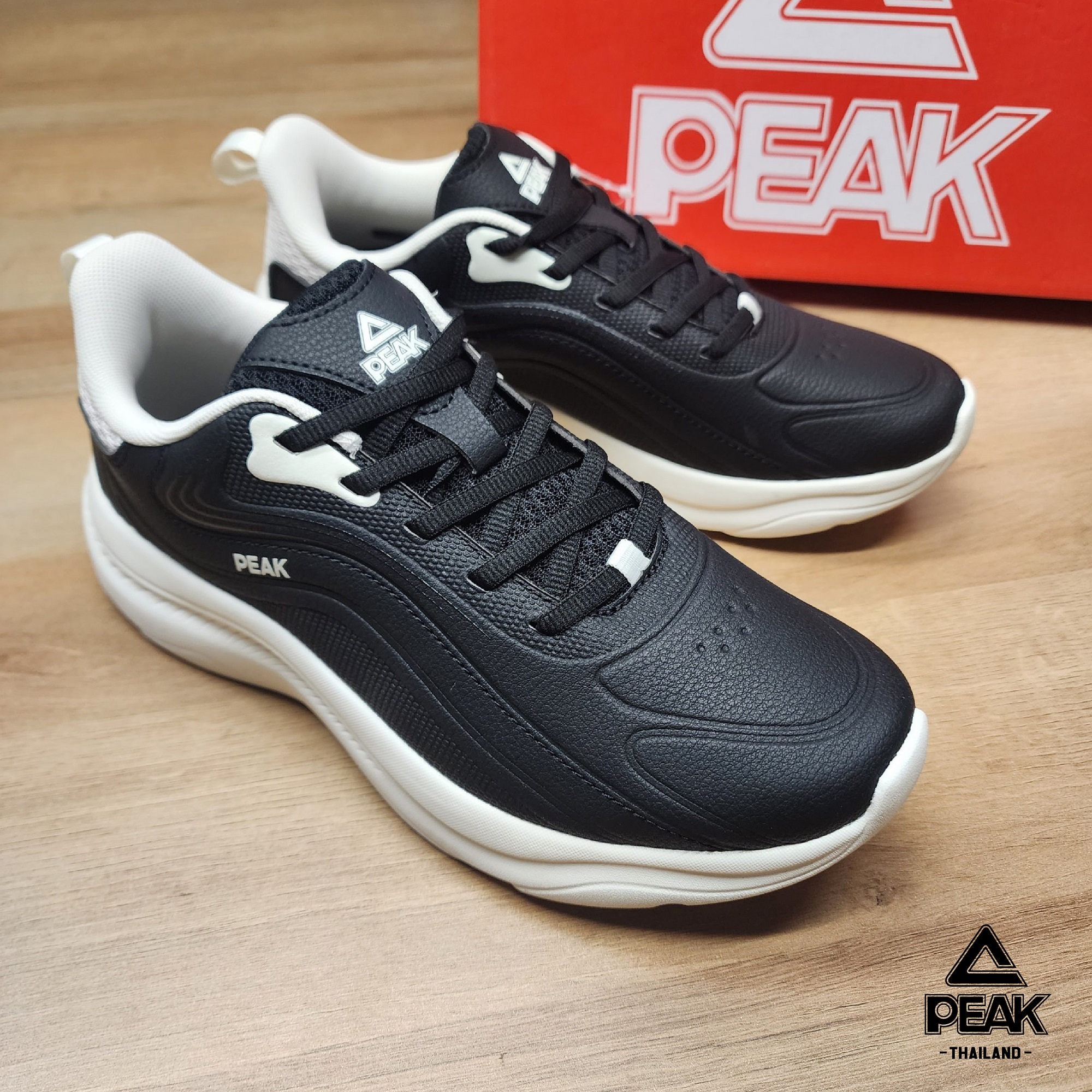 PEAK "Cozy Walk" E233597J E233598J รองเท้าผ้าใบ ลำลอง สำหรับเดิน ยืนนานๆ ใส่เดินเล่น ท่องเที่ยว ...