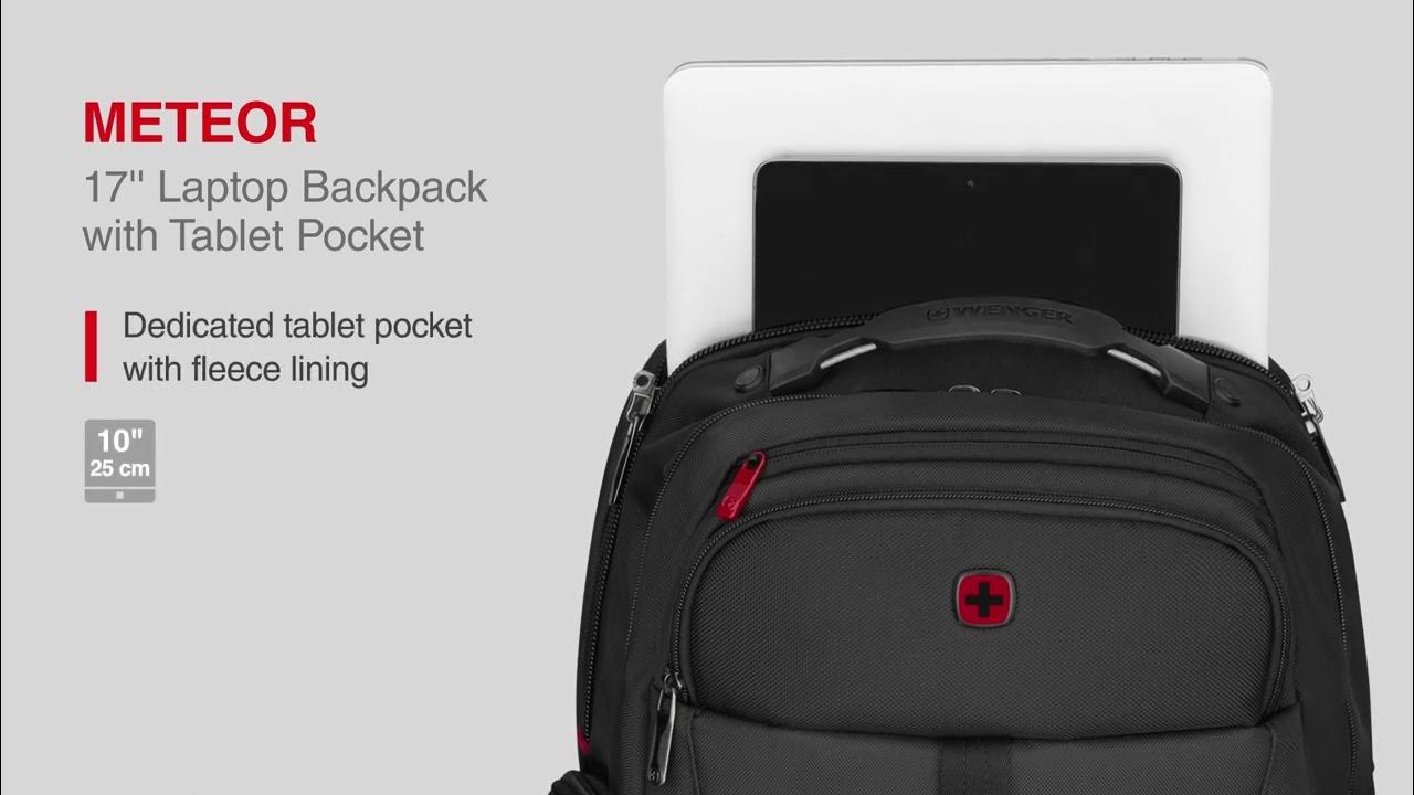 WENGER New Icons Meteor Backpack 17'' Laptop Backpack with Tablet ...