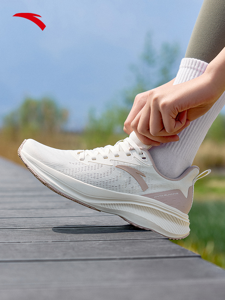 ANTA Light Women Running Shoes Breathable 1224B5534 Official Store ...