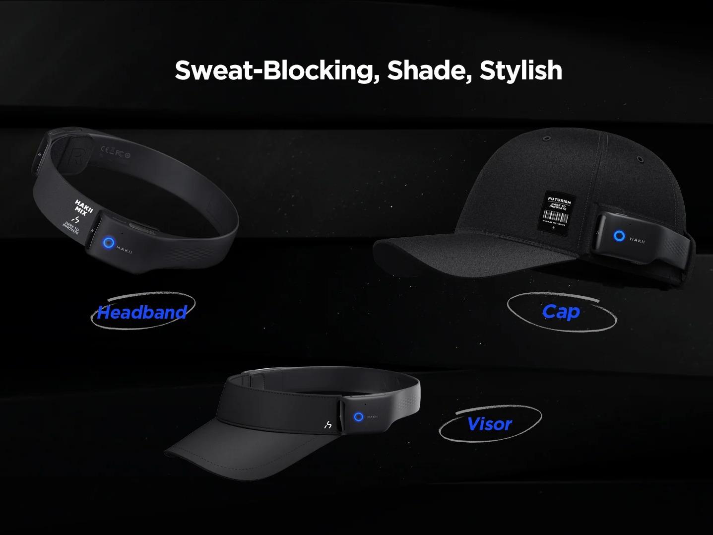 HAKII รุ่น MIX OG 3 in 1 หมวกออกกำลังกาย มีลำโพงในตัว Open Ear Speakers มีไมค์ในตัวสามารถรับสาย ...