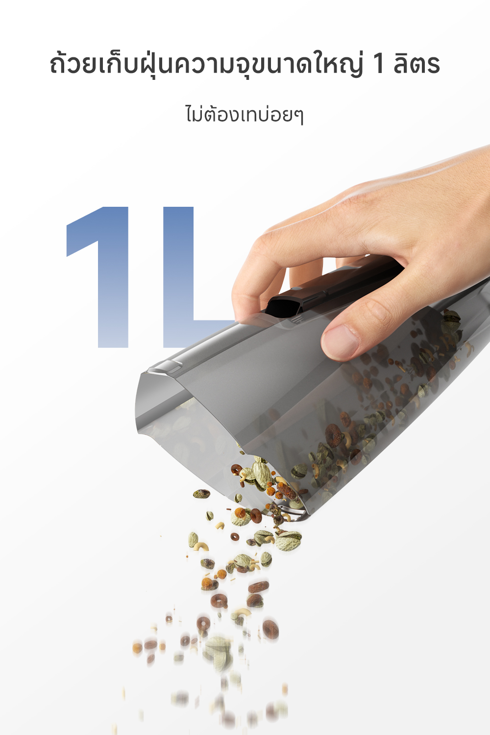 Simplus x PP Krit Vacuum Cleaners เครื่องดูด มัลติฟังก์ชั่น 3 หัวแปรง ถอดเปลี่ยนได้ 18000 pa ...