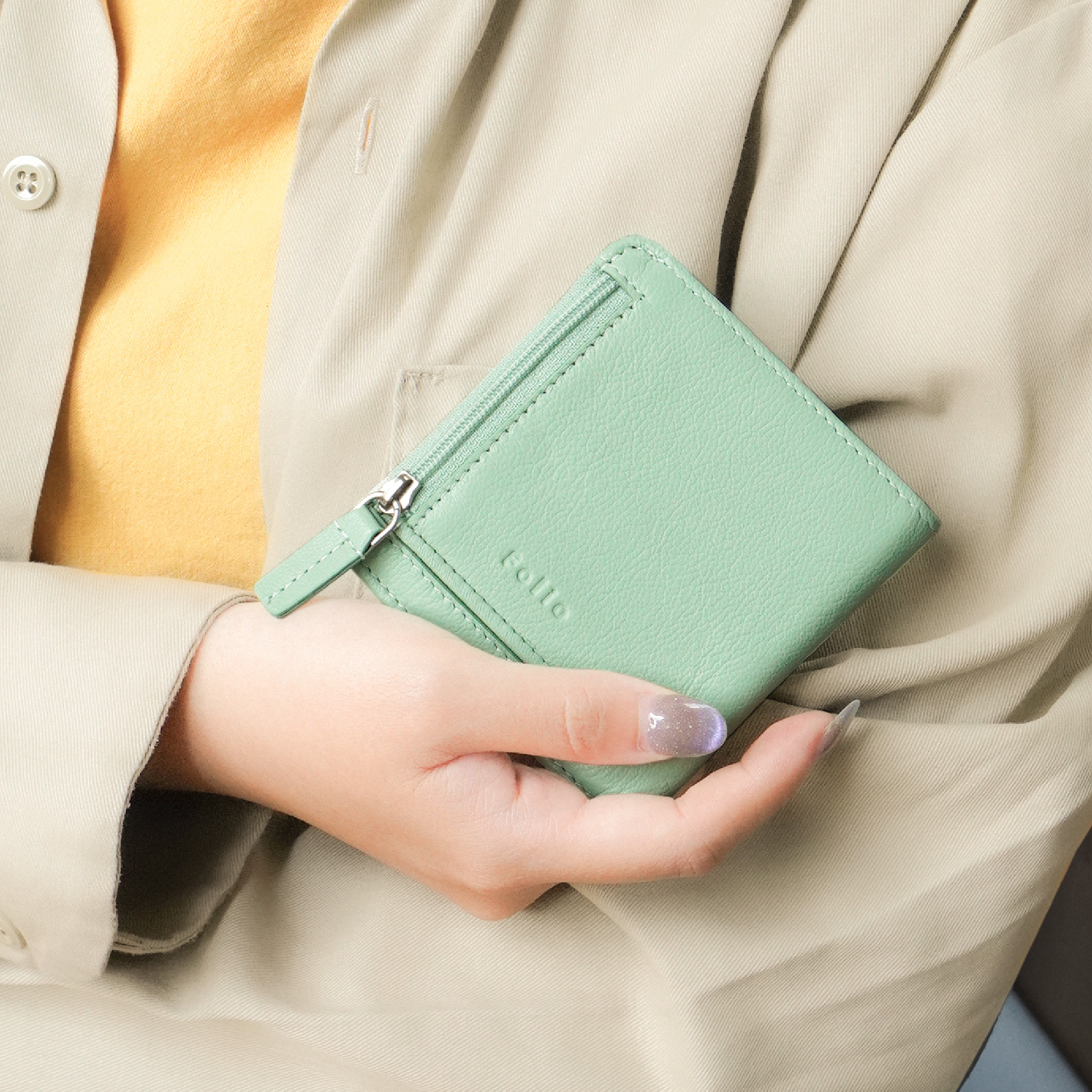 FOLIO: Myra Coin Wallet กระเป๋าสตางค์ใบสั้น บริการปั้มชื่อฟรี-18608 ...