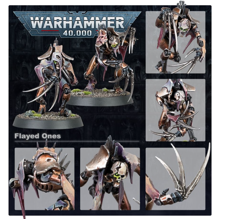 [GW พร้อมส่ง] WARHAMMER 40K: NECRONS: FLAYED ONES โมเดลเกมสนามจำลอง ...