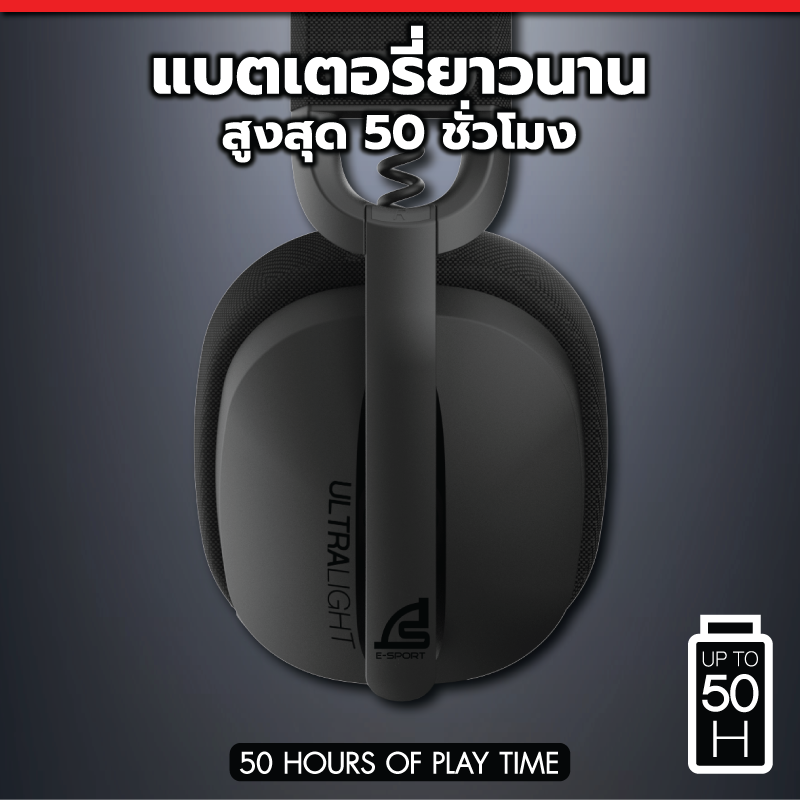 SIGNO E-Sport 7.1 Wireless Gaming Headset MARLOS รุ่น WP-601 V2 (หูฟัง ...