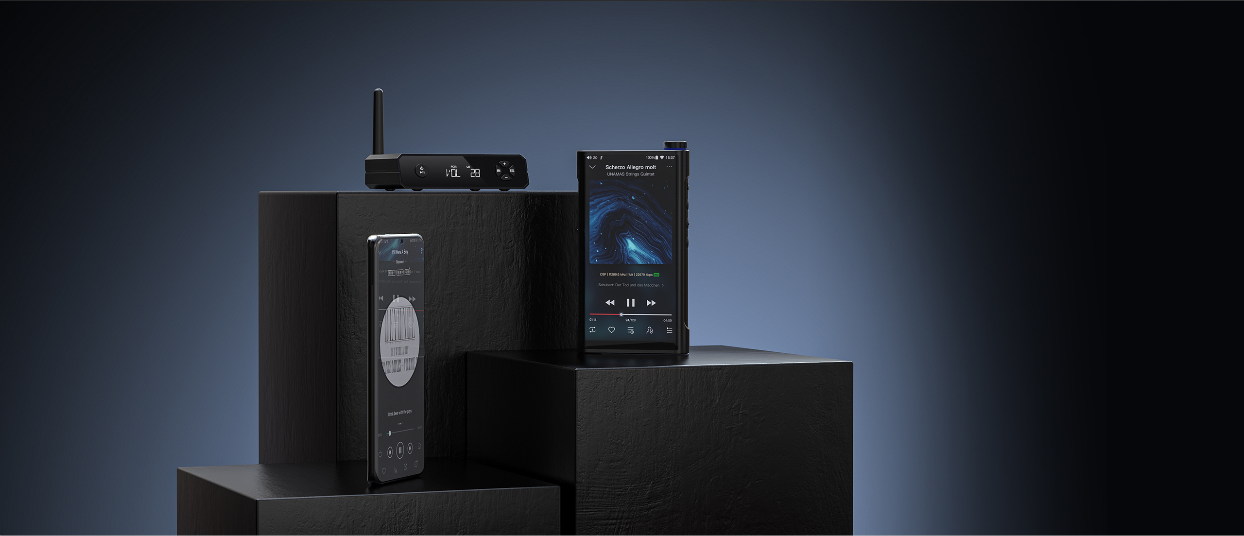 FiiO BR13 Dual Hi-Res Bluetooth Transmitter Black ตัวรับสัญญาณบลูทูธ ...