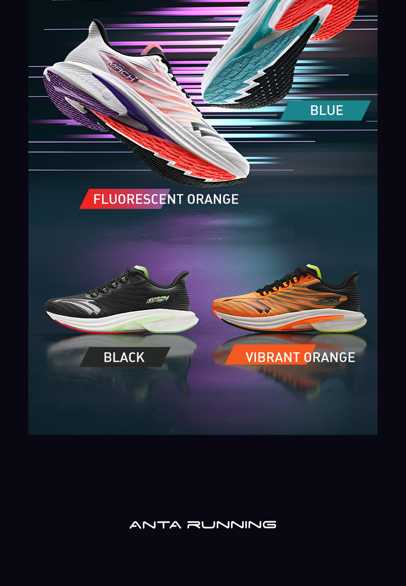 ANTA Mach 4 Men Running Shoes Nitroedge 1124A5583-7 Official Store ...