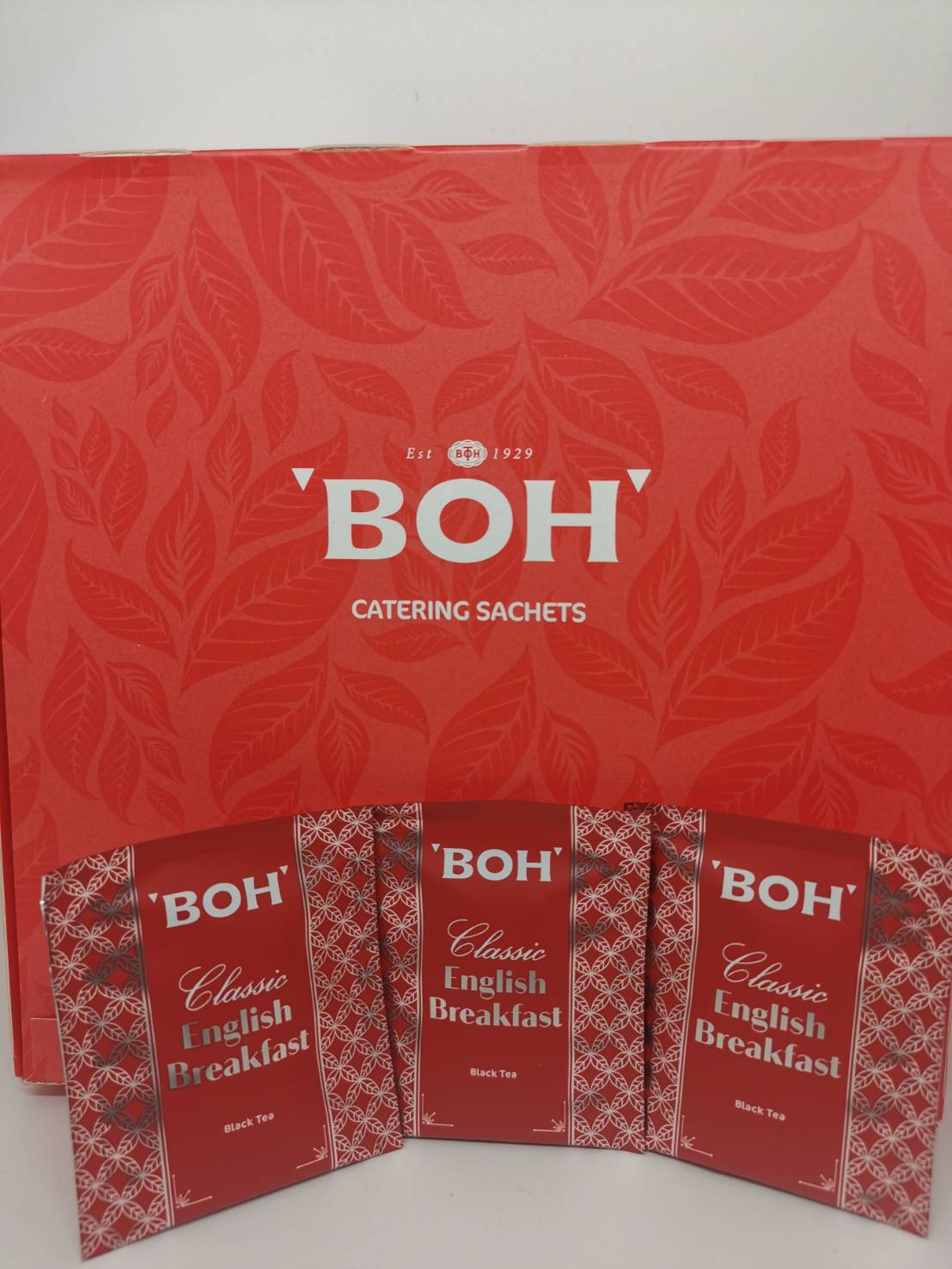 ชาโบ๊ BOH อิงลิช เบรคฟาส แคเทอริ่ง (ชาดำชนิดซอง 100 ซอง) | Shopee Thailand