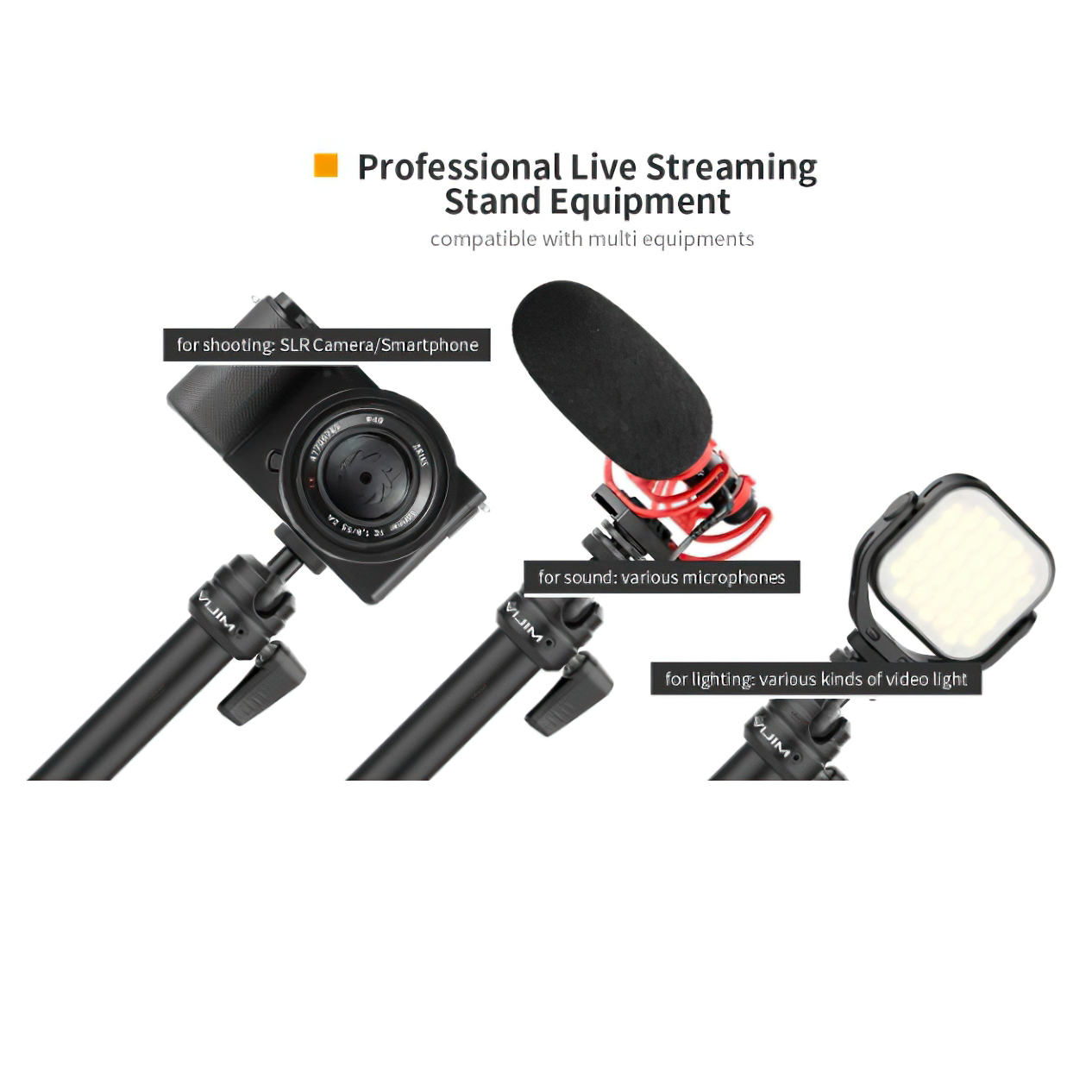 Ulanzi VIJIM LS04 Flexible Arm Professional Live Streaming Stand แขนจับ ...