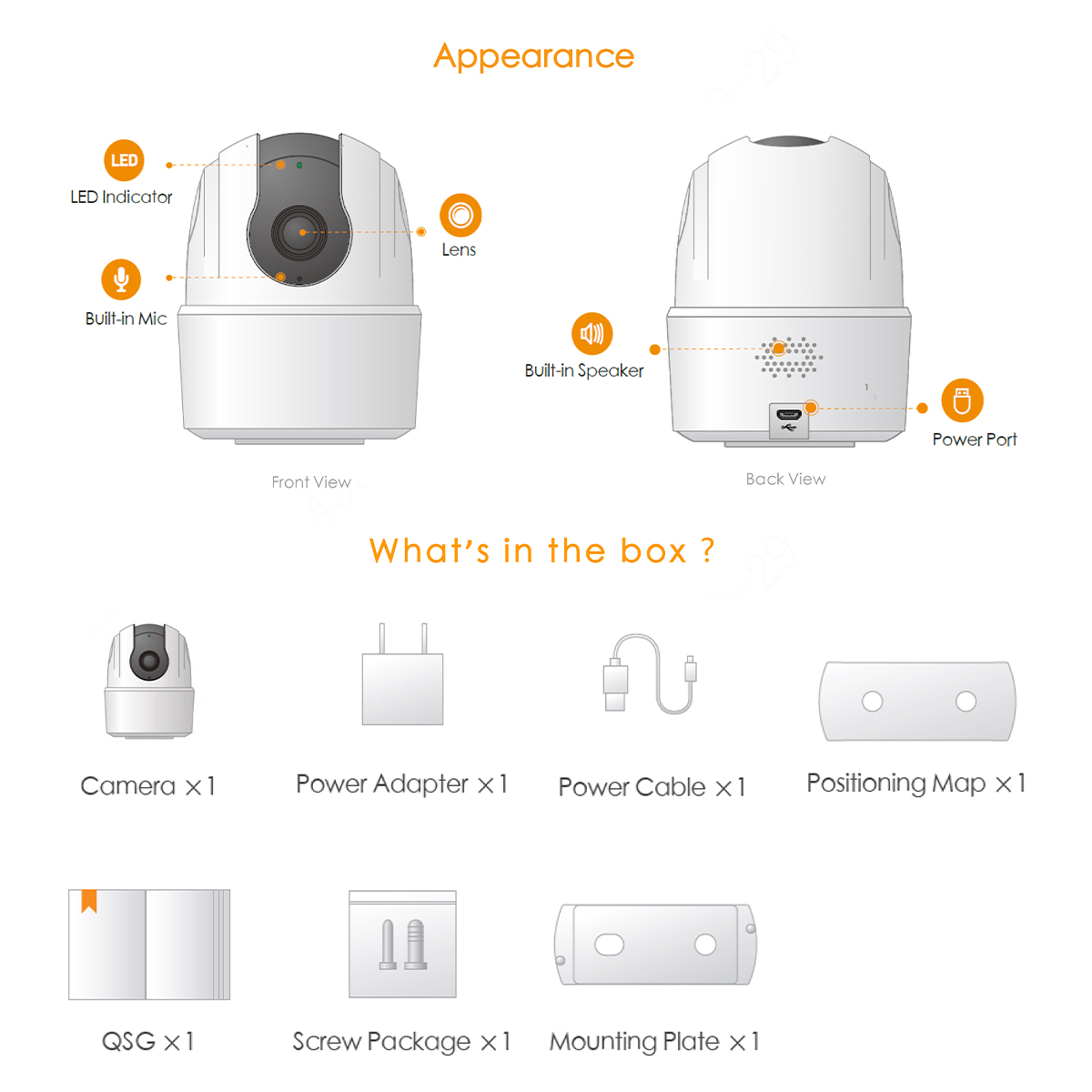 [PACK 2] IMOU กล้องวงจรปิด ภายใน รุ่น Ranger 2C ความคมชัด 3 MP มีไซเรน ...