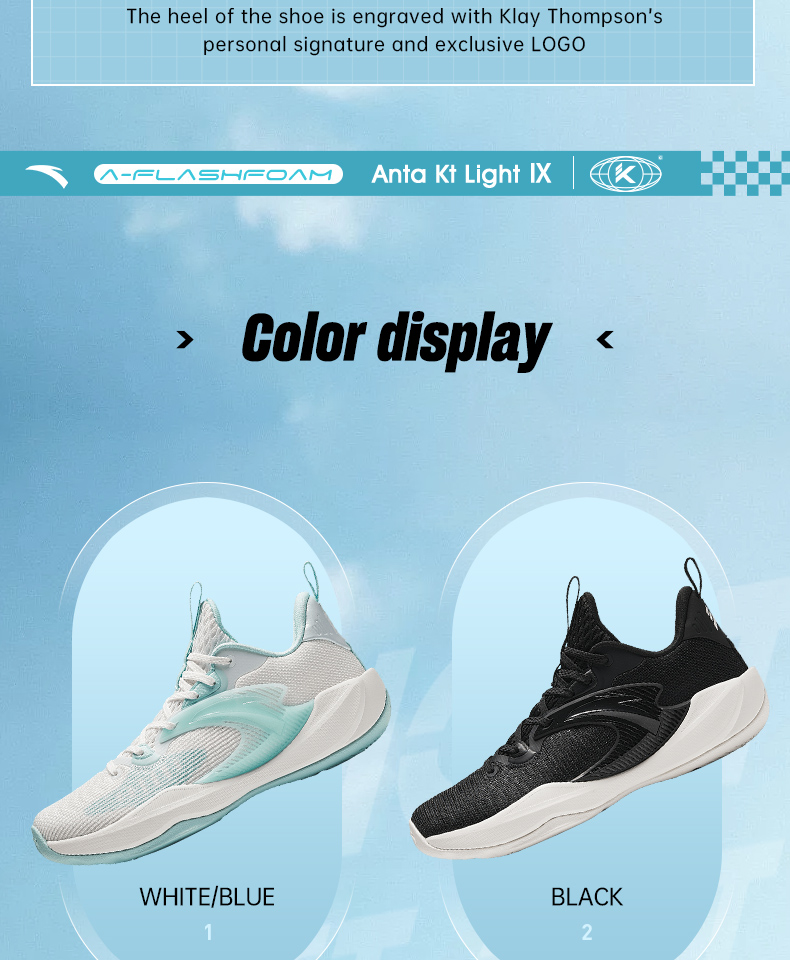 ANTA KT Light Cavalry 9 Men Basketball Shoes A-Flashedge รองเท้า ...