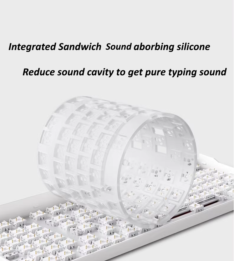 Xinmeng K980 Tri-mode RGB Hotswappable Mechanical Keyboard