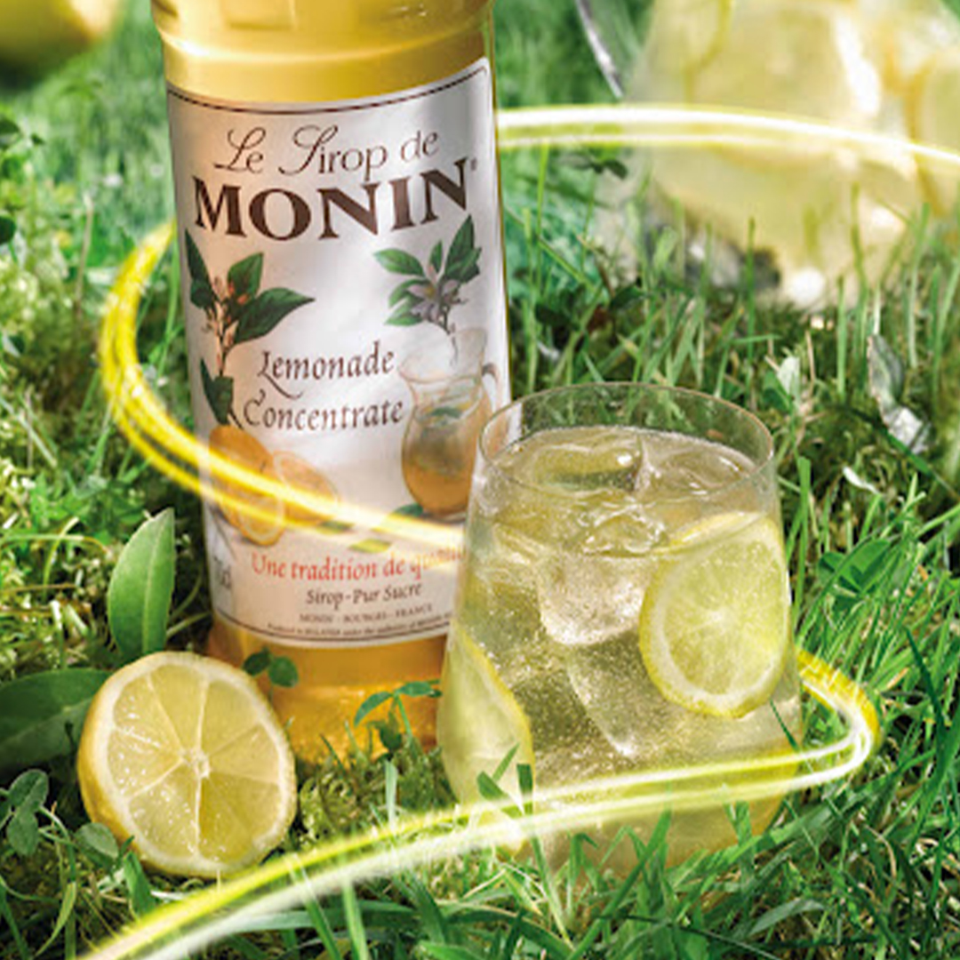 MONIN Lemonade Concentrate Syrup น้ำเชื่อมกลิ่นเลม่อนเข้มข้น 700ml ...