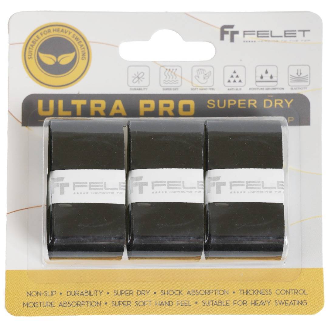 FELET พันด้าม (แบบบาง) แพ็ค 3 ชิ้น รุ่น ULTRA PRO OVER GRIP | Shopee ...