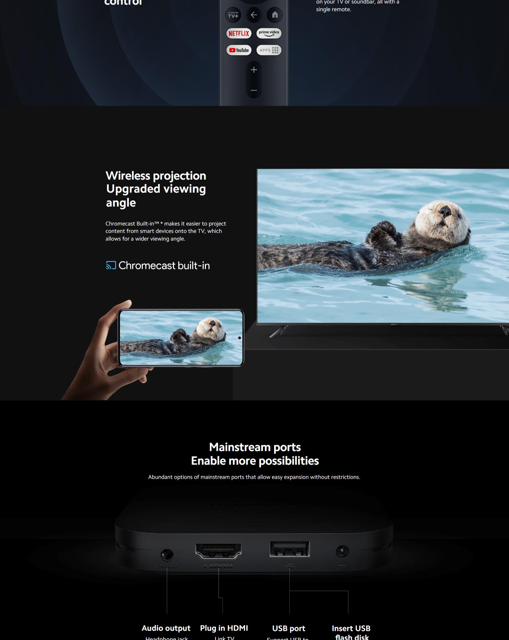 Xiaomi TV Box S 2nd Gen 4K กล่อง Android TV I สูงสุด 4K Ultra HD I ...