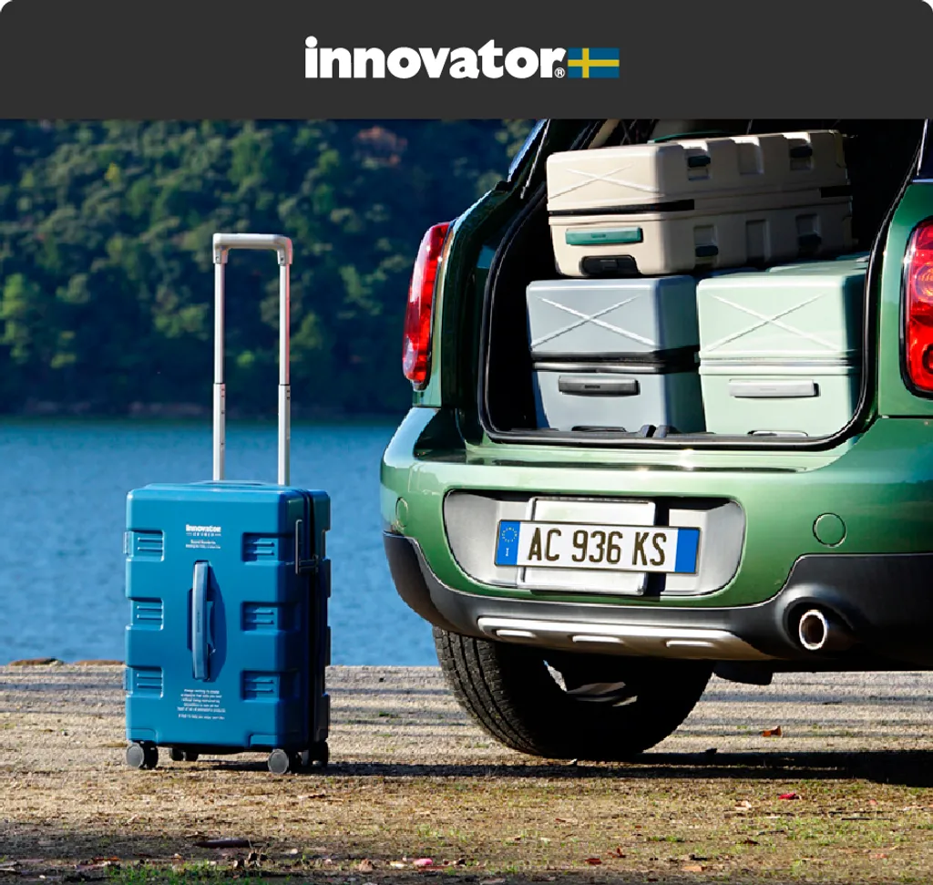 INNOVATOR IW33 / IW88 Dual-wheel PC Zippered Luggage กระเป๋าเดินทาง ...