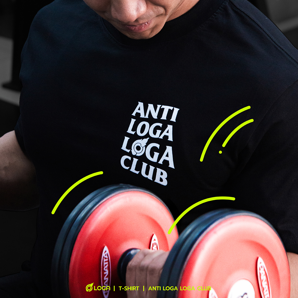 เสื้อยืด ANTI LOGA LOGA CLUB ดีไซน์โดย LOGA | Shopee Thailand