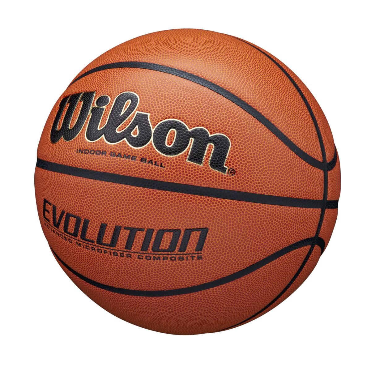 WILSON Evolution Game ลูกบาสเกตบอล PU 100% Size 7 WTB0516 Official ...