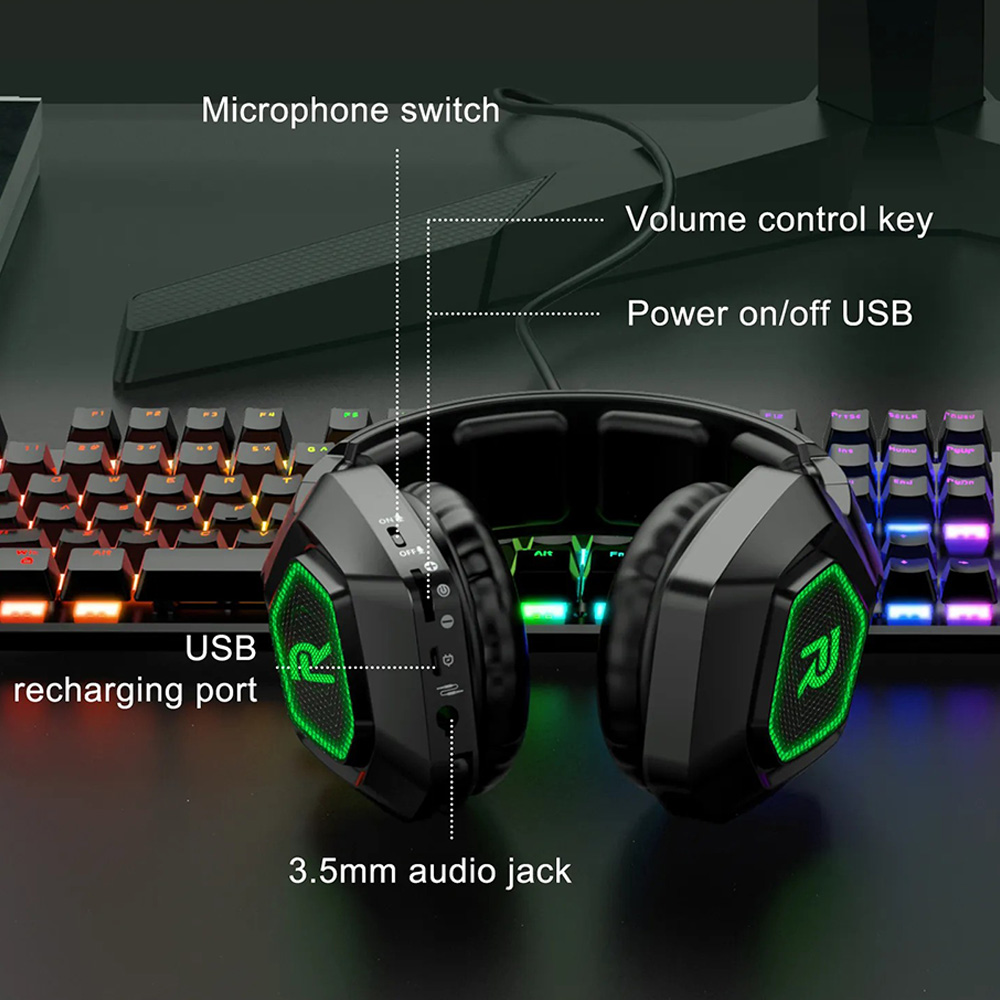 ONIKUMA Runmus K10 2.4G Wireless Gaming Headset หูฟังเกมมิ่งแบบไร้สาย ...