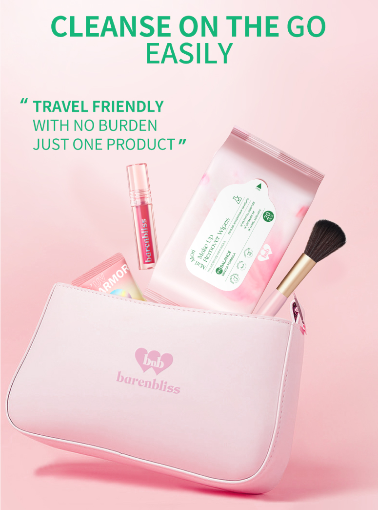 bnb barenbliss Mari Mori Make Up Remover Wipes แผ่นเช็ดเครื่องสำอาง ...