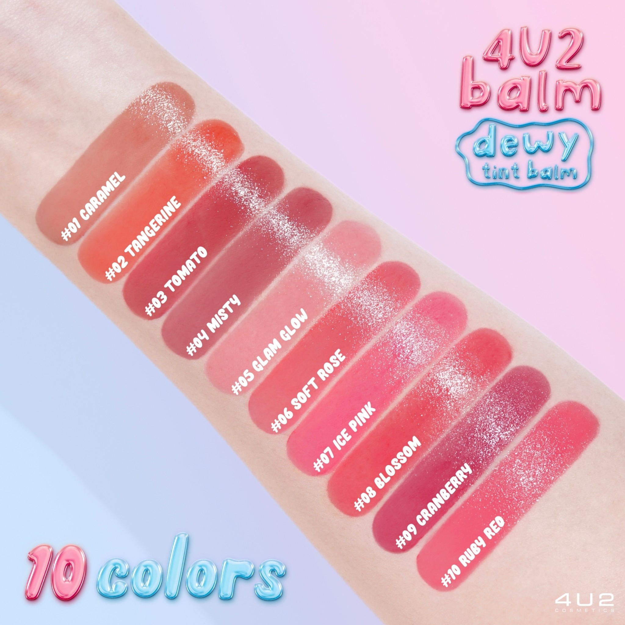 4U2 COSMETICS Balm Dewy Tint Balm ลิปทินท์บาล์ม 3.8g | Shopee Thailand