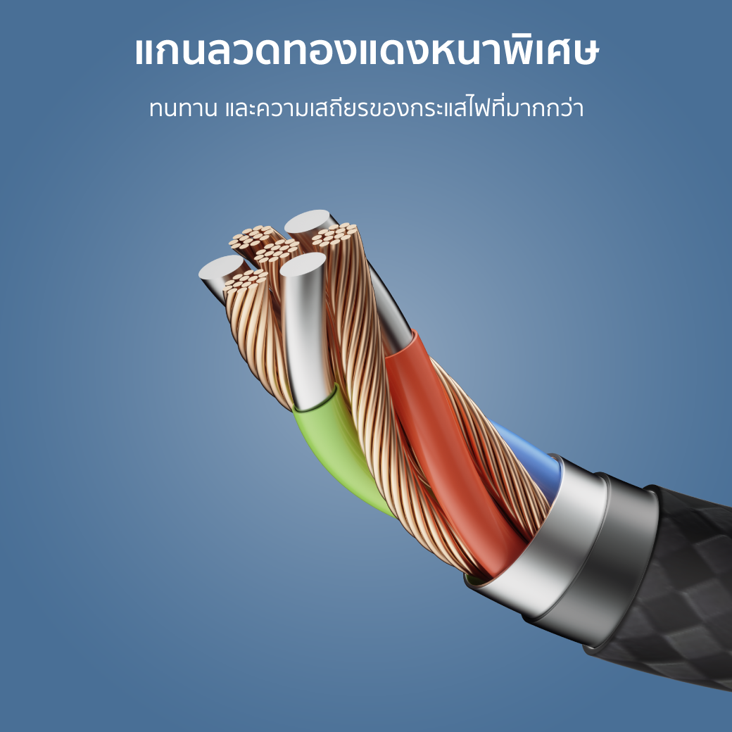 [ลดเหลือ 254] CUKTECH AD301N GaN 30W หัวชาร์จไว / CTC315P สายชาร์จ ไนลอนถัก USB-C to USB-C 60W ...