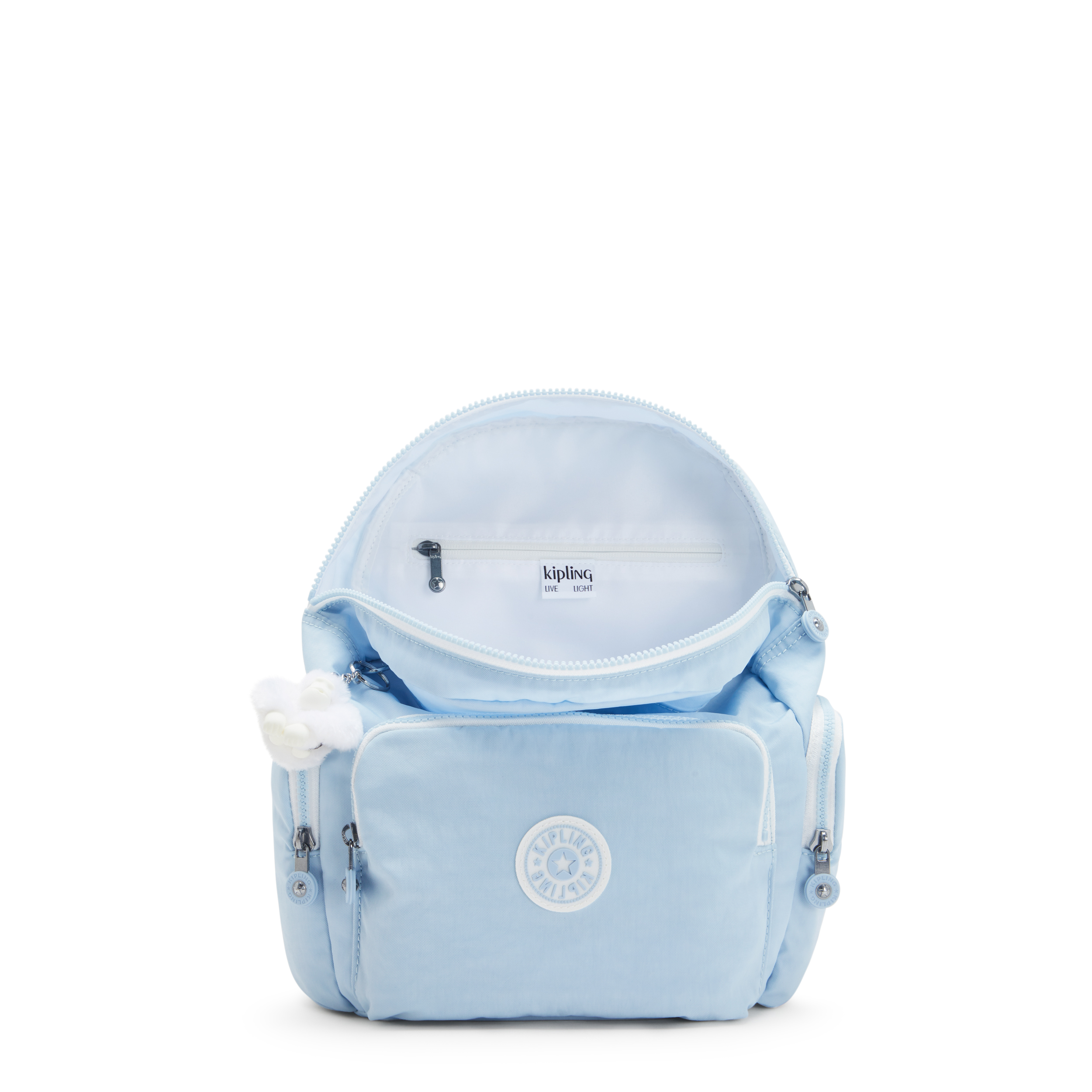 กระเป๋า Kipling รุ่น CITY ZIP S สี FROST BLUE BL | Shopee Thailand