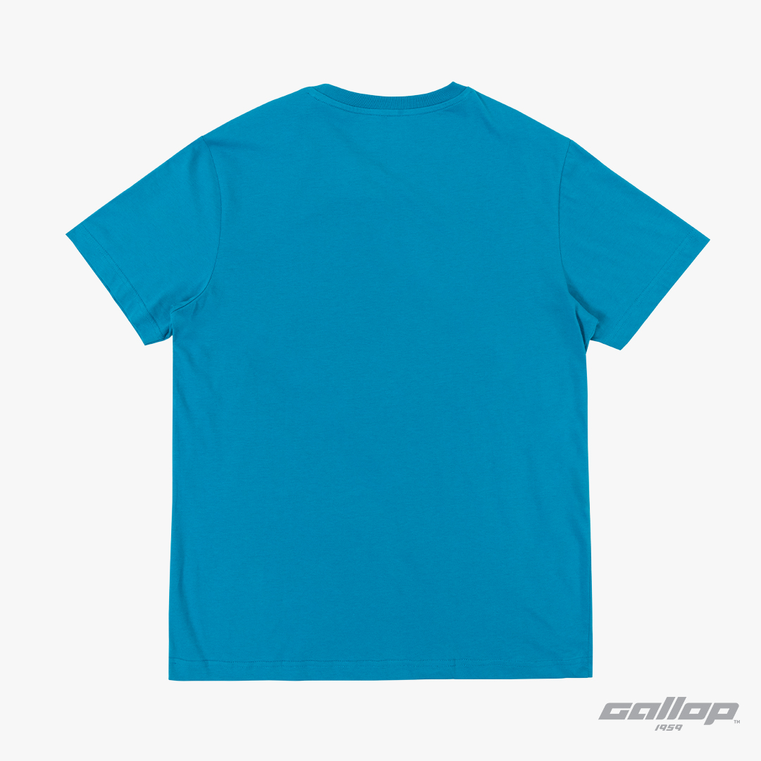GALLOP : เสื้อยืดผ้าคอตตอนพิมพ์ลาย Graphic Tee รุ่น GT9161 สี Deep Blue ...