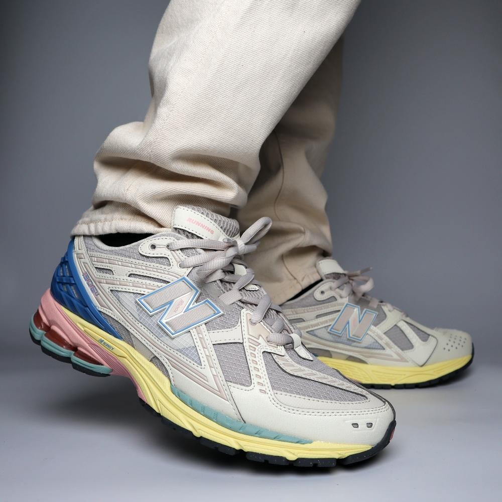 New Balance รองเท้าผ้าใบ รองเท้าแฟชั่น NB ND M 1906 Angora Blue Pink ...