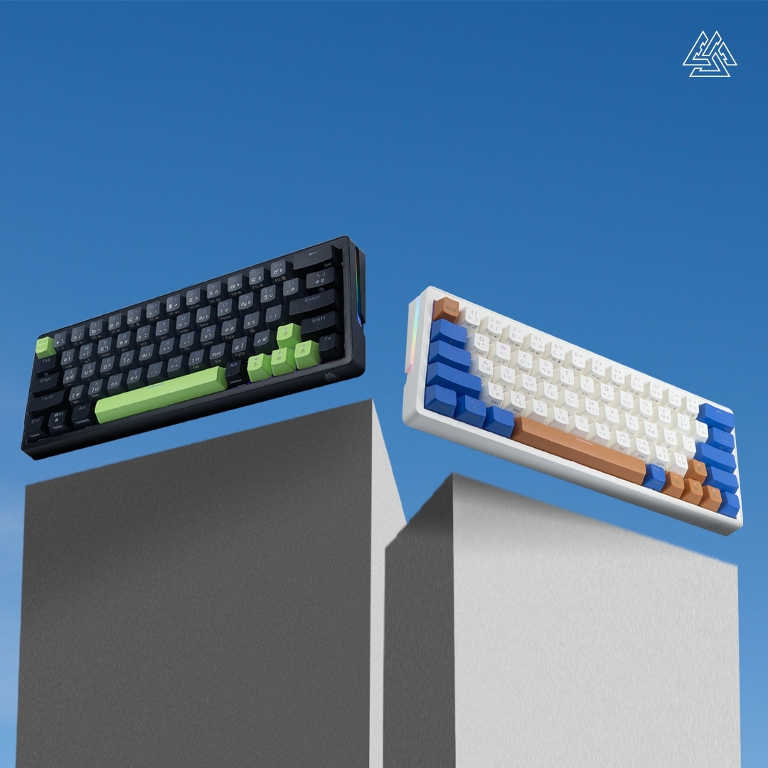 EGA คีย์บอร์ดเกมมิ่ง Bluetooth/Wireless/Wired TYPE CMK6 RGB Spectrum ...