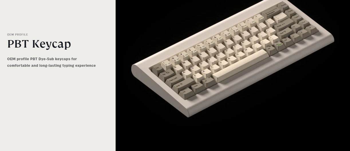 คีย์บอร์ด Vortex PC66 (68 Key) (ภาษาอังกฤษ) เชื่อมต่อได้ 3โหมด ประกัน ...