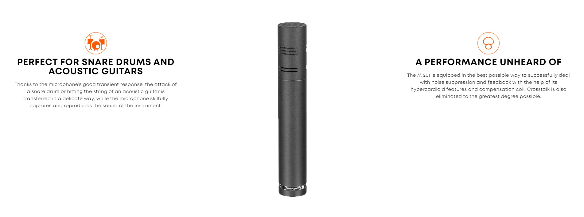 M 201 TG Dynamic microphone (hypercardioid) | Shopee Thailand