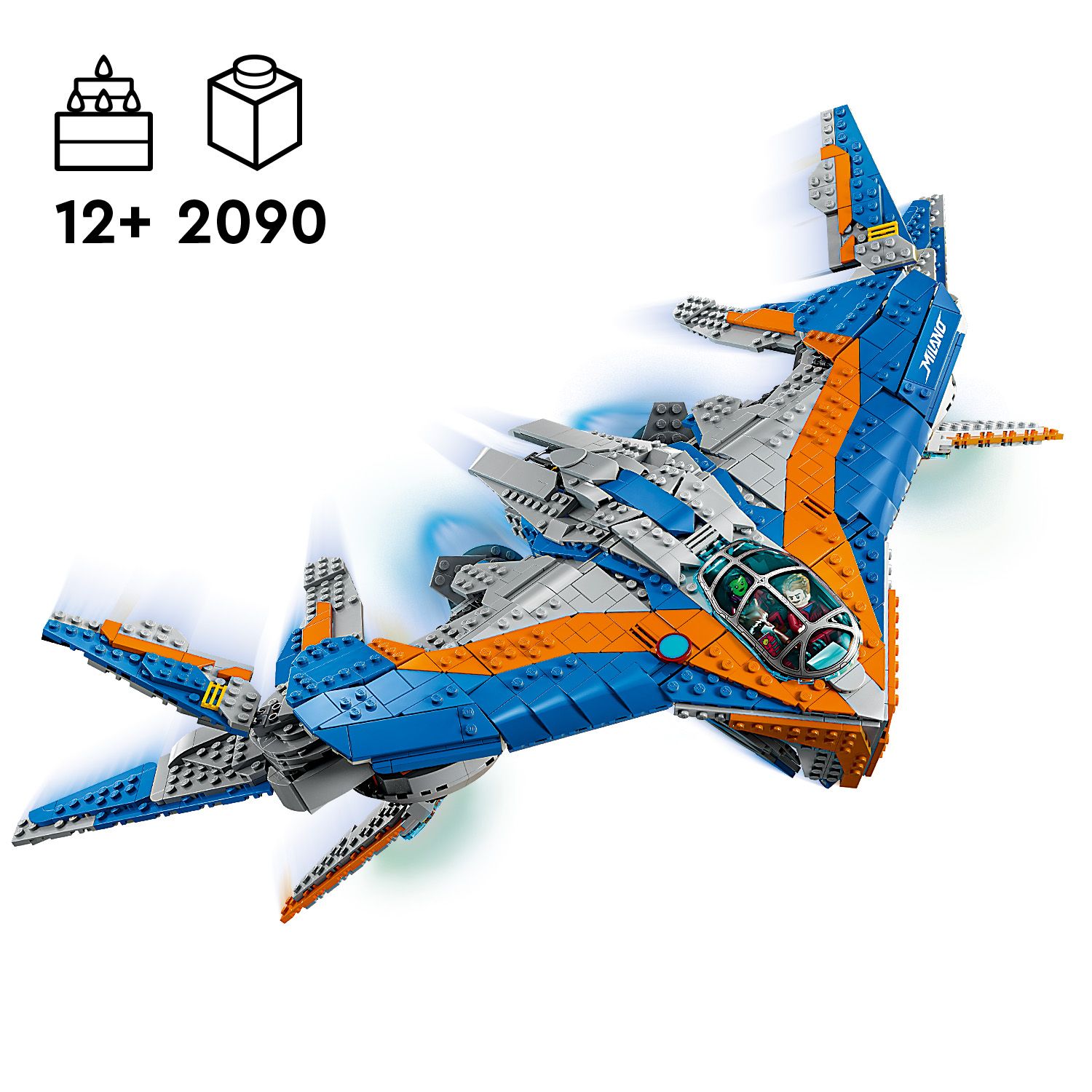 LEGO Super Heroes Marvel 76286 Guardians of the Galaxy: The Milano(2090 ...