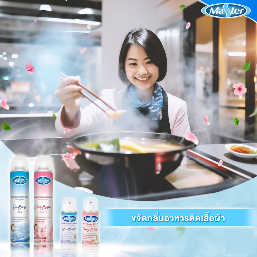 [แพ๊กคู่] MASTER DEODORIZER SPRAY สเปรย์ขจัดกลิ่นอับและกลิ่นไม่พึง ...
