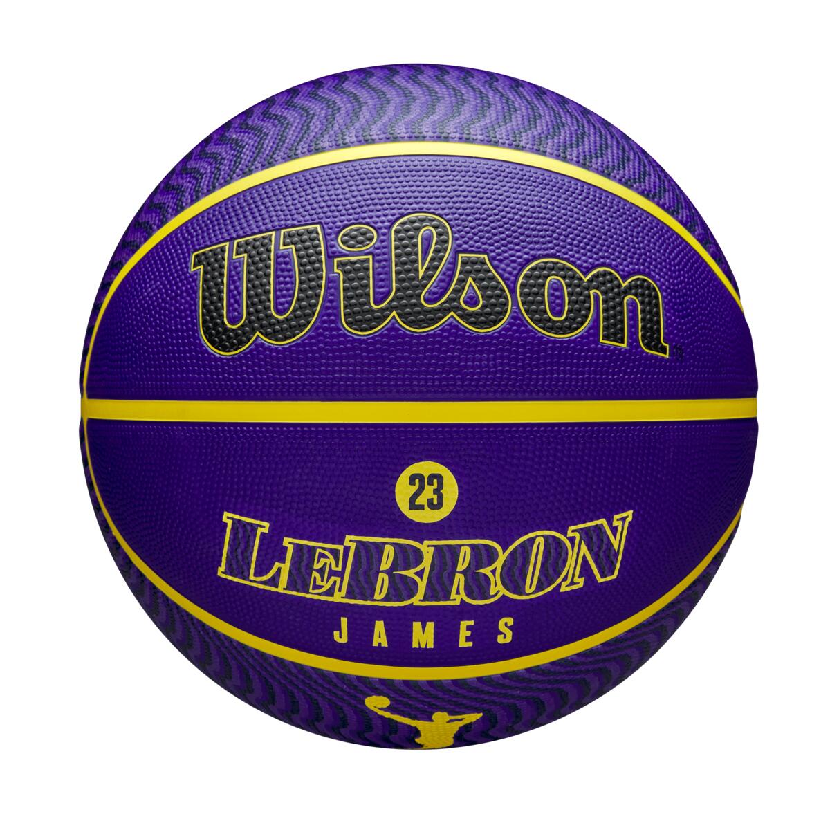 WILSON NBA Player Icon Outdoor ลูกบาสเกตบอล ยาง 100% Size 7 ...