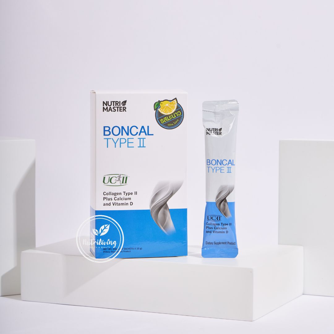 Nutrimaster Boncal Type II 10 ซอง อาหารเสริมบำรุงข้อและกระดูก เสริม ...