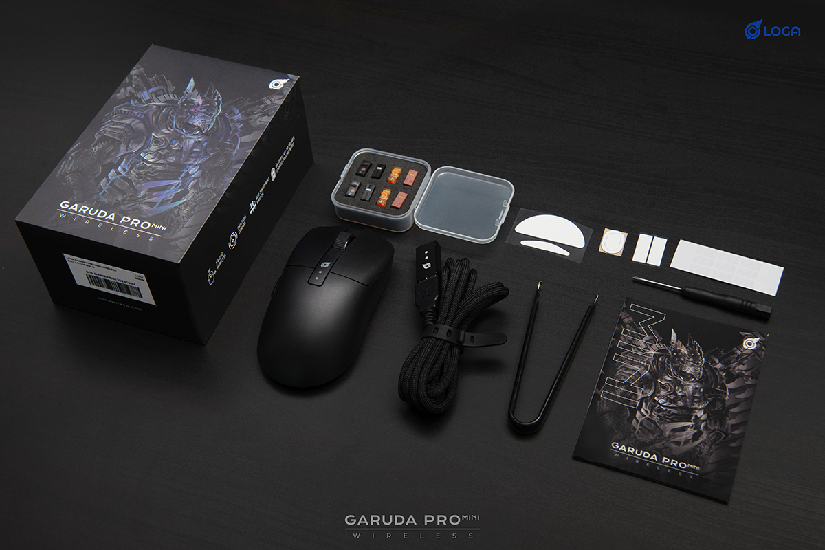 LOGA Garuda Mini : Wireless gaming mouse (2.4GHz, Bluetooth, Hot ...