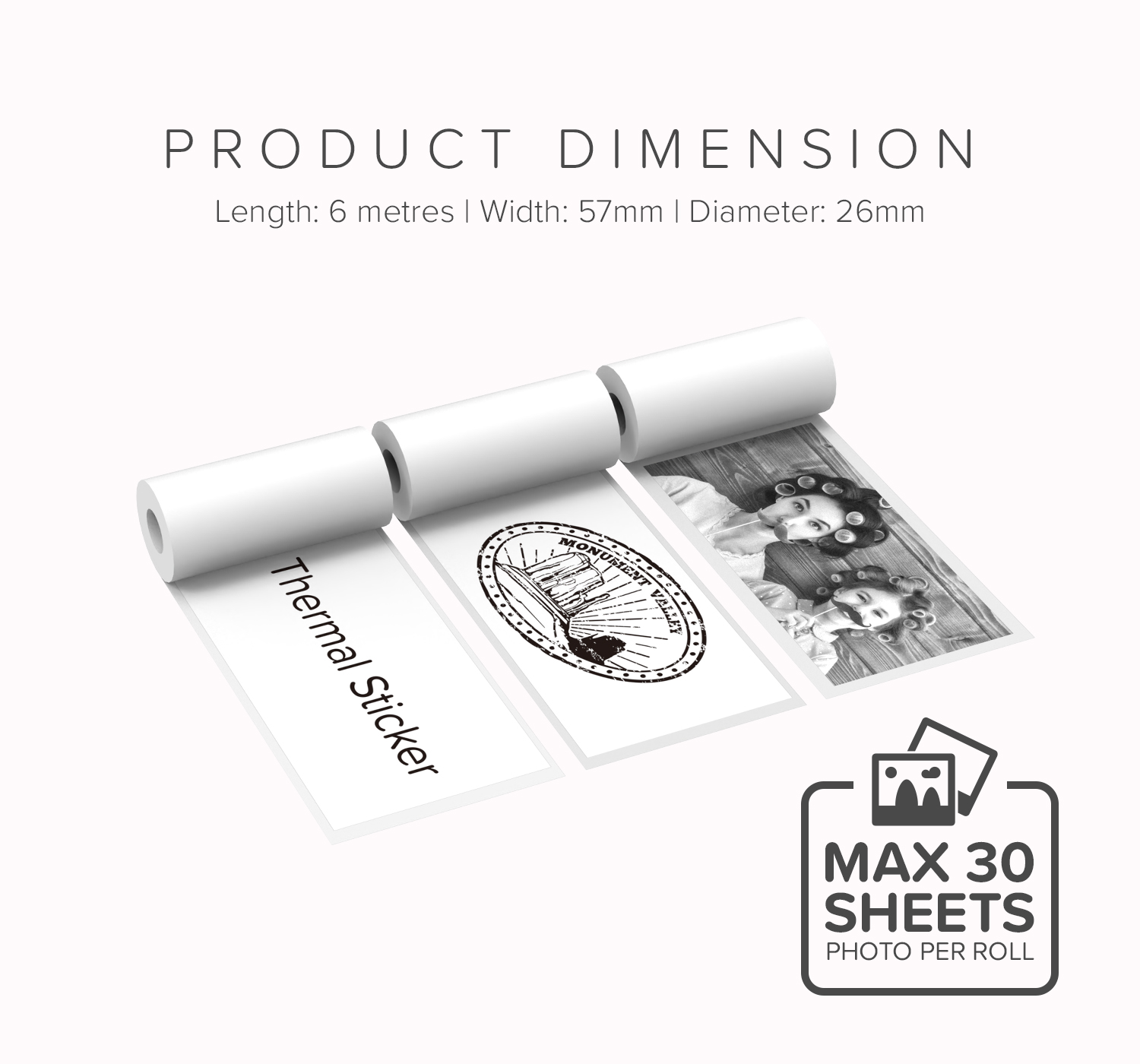 รีฟิล Thermal Paper/Stickers for myFirst Camera Insta 2/Insta Wi ...