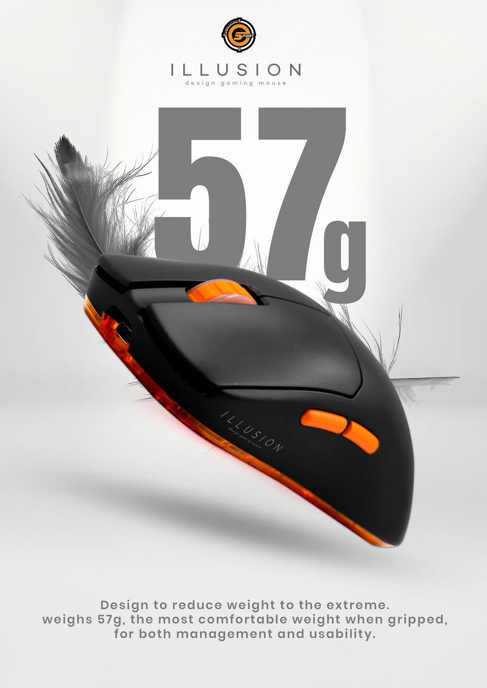 [เก็บโค้ด ส่งฟรี] Neolution E-Sport Gaming Mouse ILLUSION เมาส์ไร้สาย ...