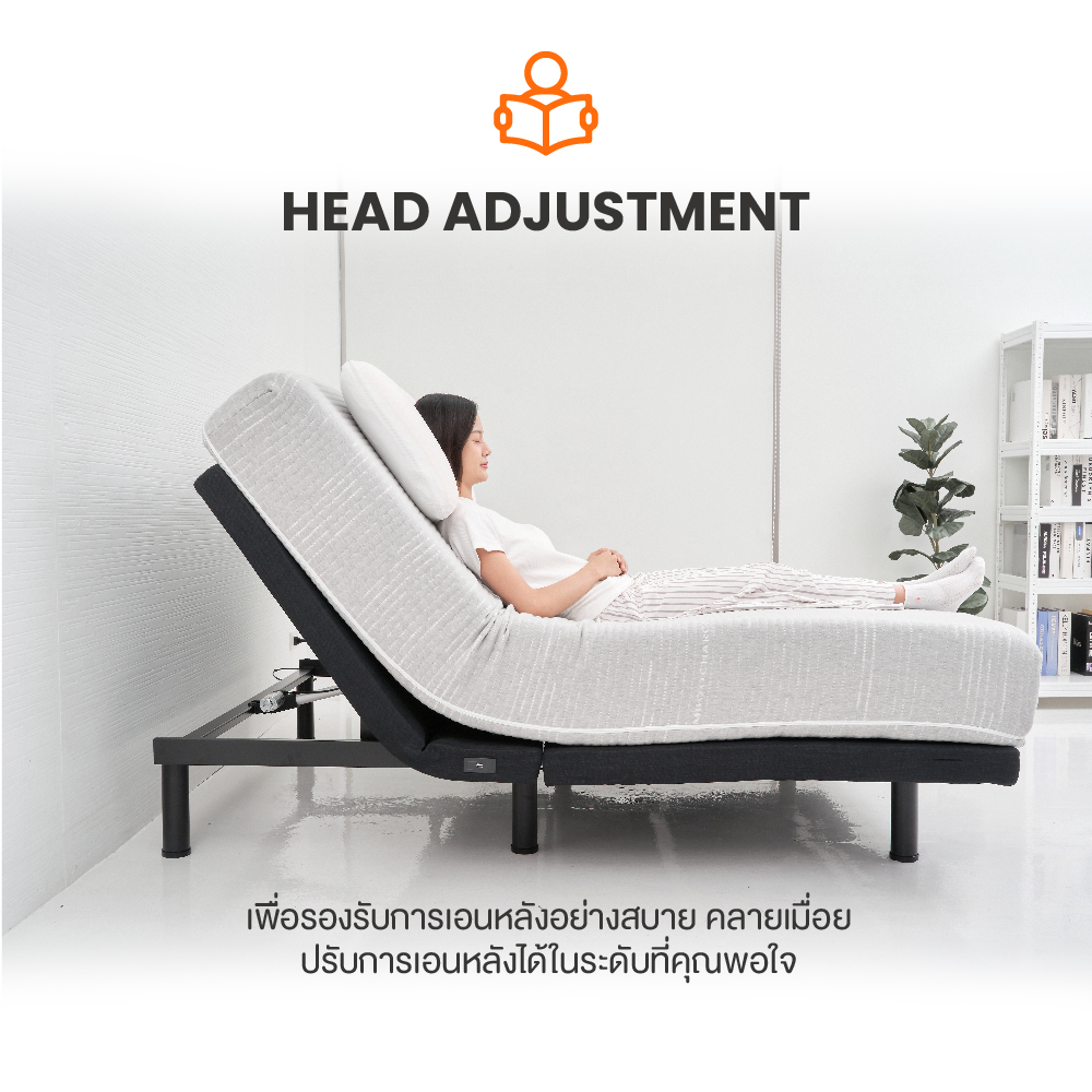 Ergotrendโครงเตียงปรับระดับ Gravity กดปุ่มเดียวจากท่านอนมาเป็นท่าดูซีรี่ย์ ลดอาการกรดไหลย้อน/มี ...