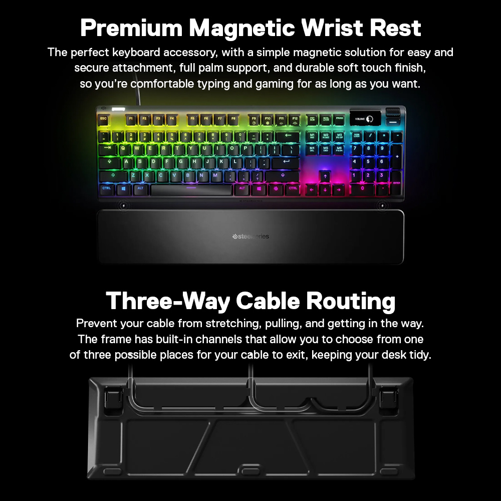 SteelSeries Apex 7 Mechanical Gaming Keyboard คีบอร์ดเกมมิ่งแมคคานิคอล ...