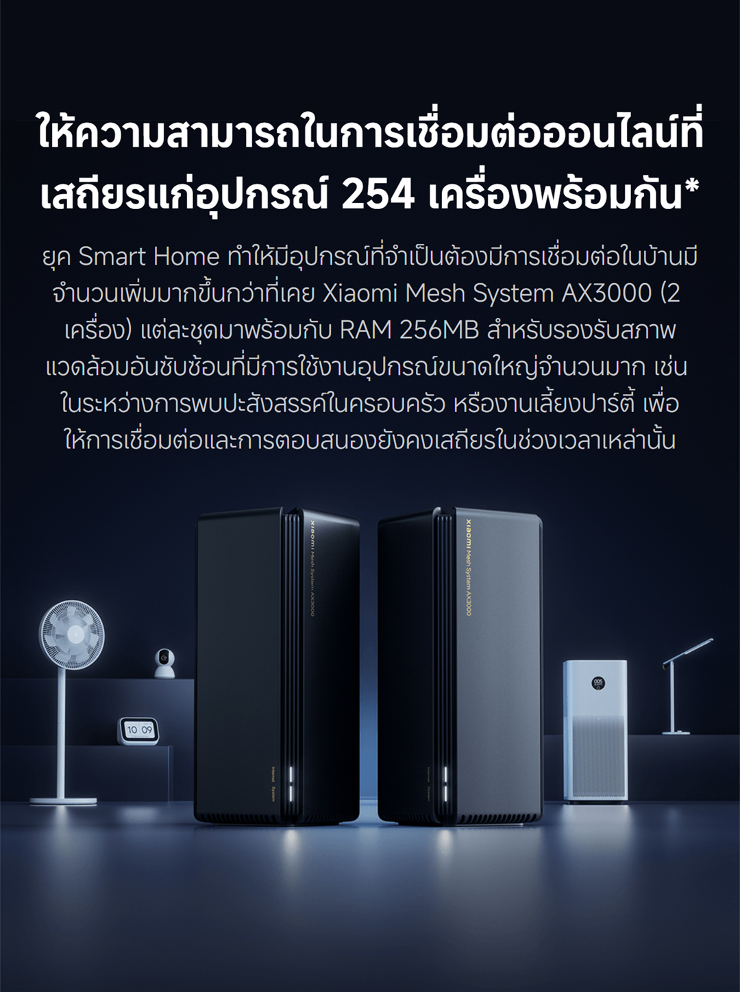 Xiaomi Mesh System AX3000 Wi-Fi 6｜ ความเร็วไร้สายที่เร็วสุดถึง 2 ...