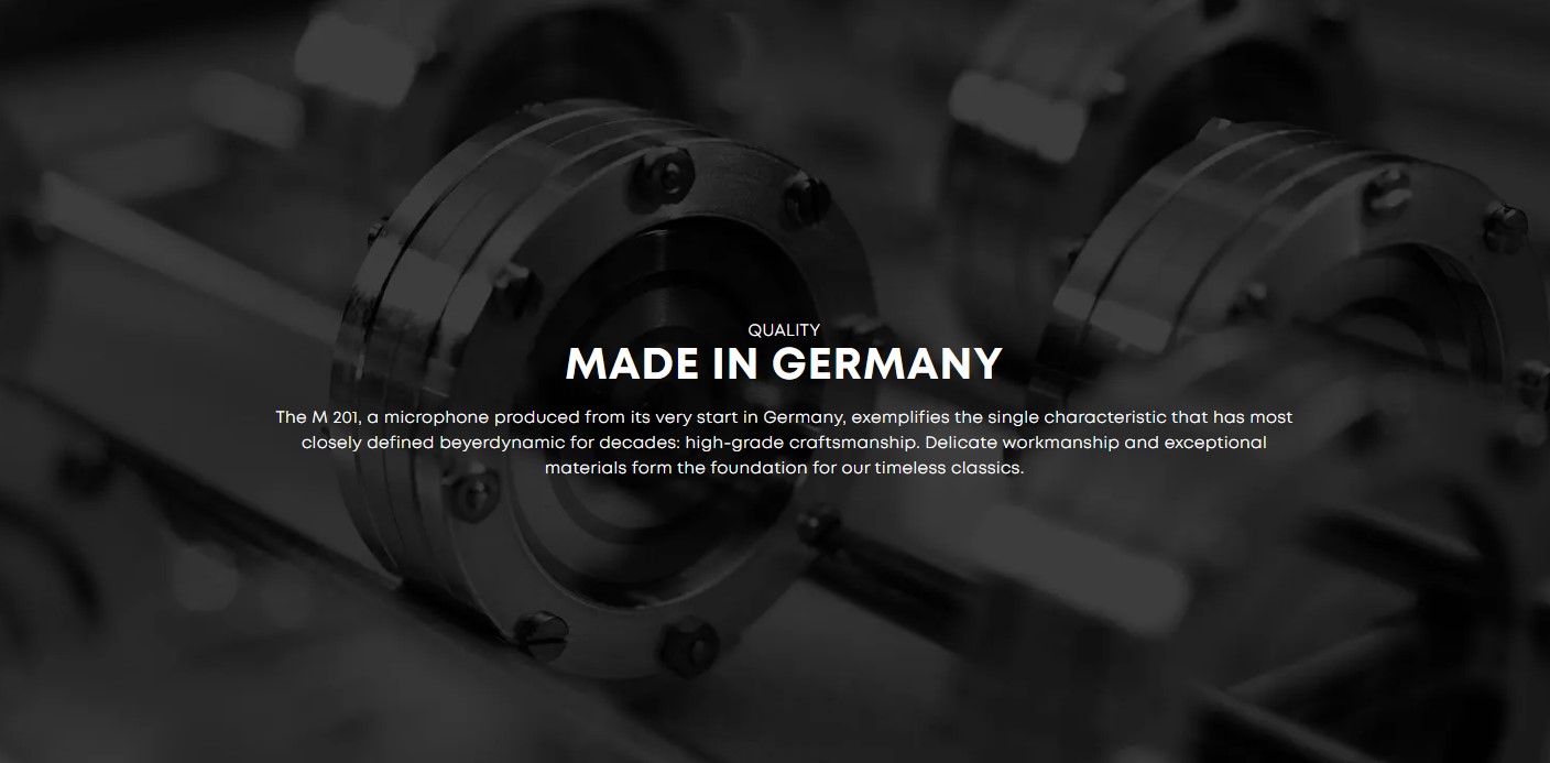 M 201 TG Dynamic microphone (hypercardioid) | Shopee Thailand