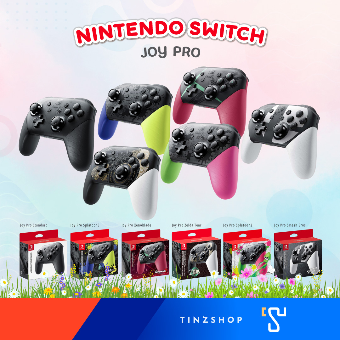 [ของแท้] Tinzshop Nintendo Joy Pro Controller , Joy Con Controller จอยน ...