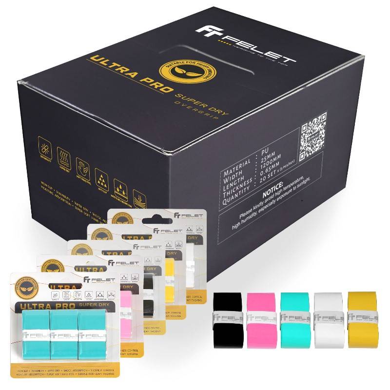 FELET พันด้าม (แบบบาง) แพ็ค 3 ชิ้น รุ่น ULTRA PRO OVER GRIP | Shopee ...