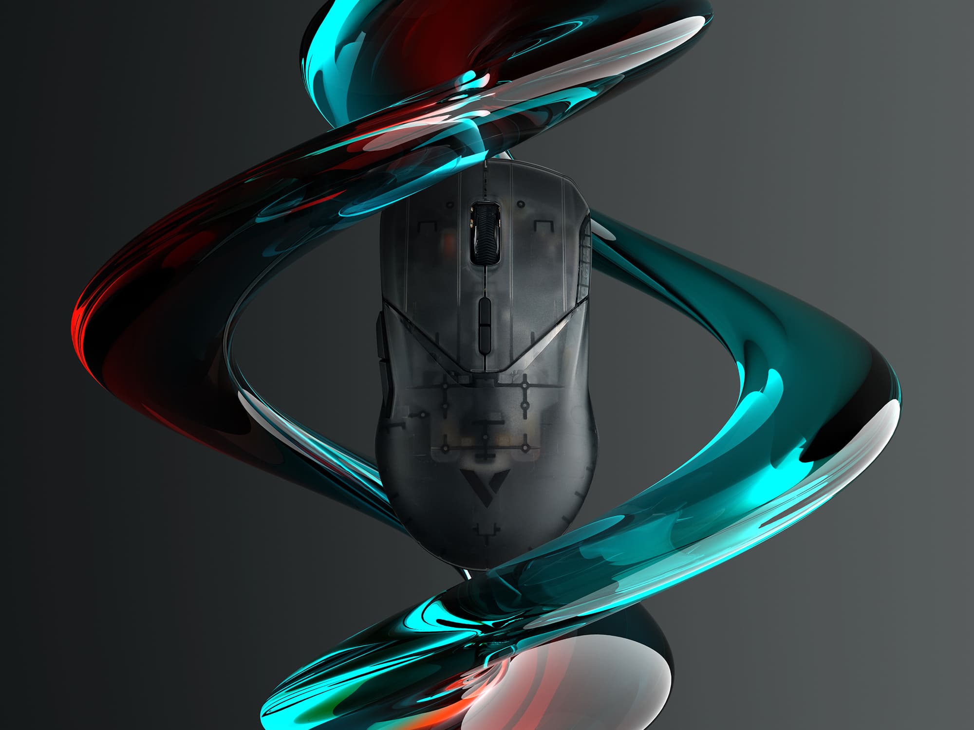 VT9 Air 4K Wired/Wireless Gaming Mouse DPI 26,000 สำหรับเล่นเกม Wired and 2.4 GHz wireless modes ...