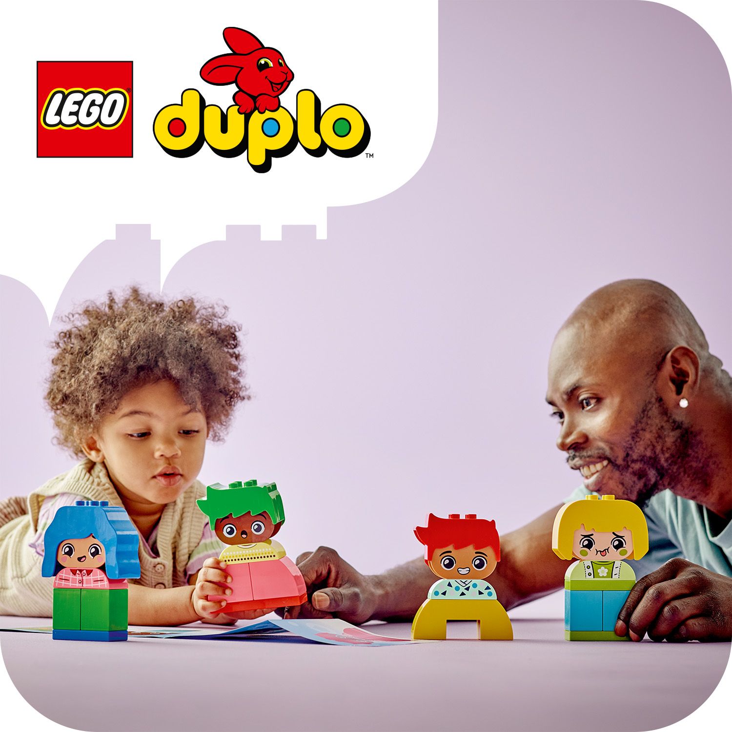 LEGO DUPLO My First 10415 Big Feelings & Emotions Building Set Toys (23 ...